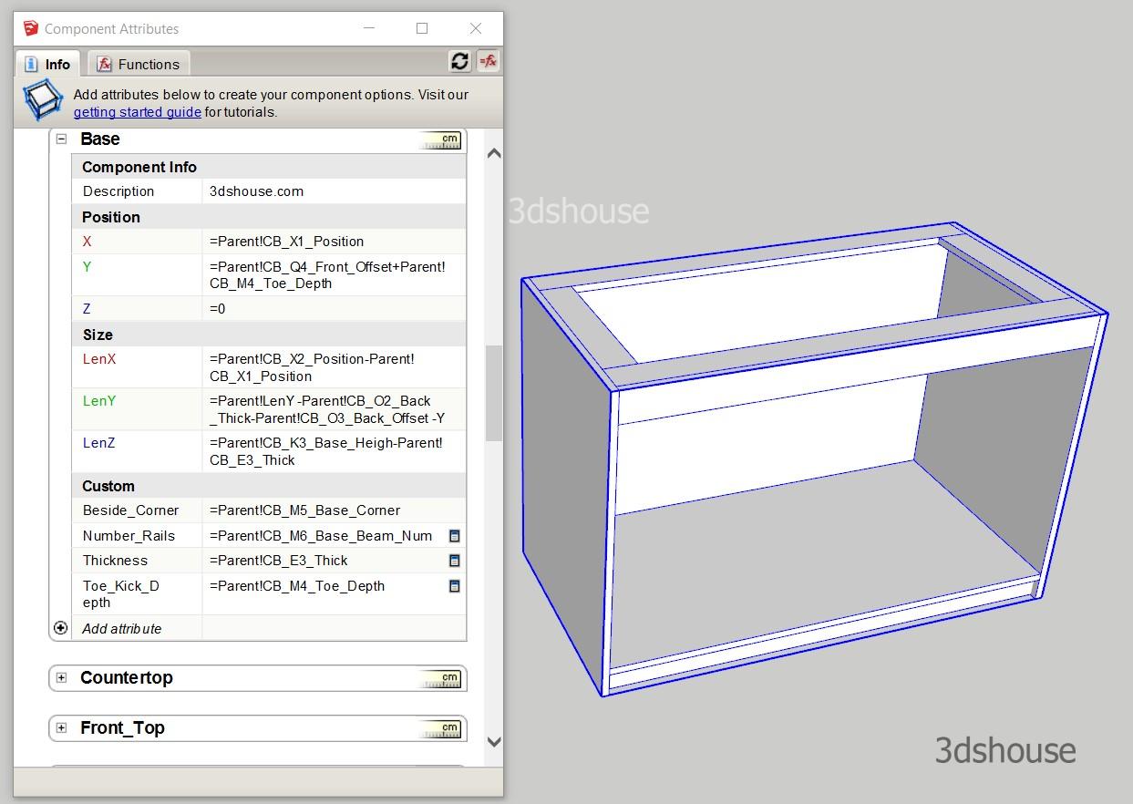 Lesson 12 Handling Crashes Dynamic Components Sketchup 3dshouse